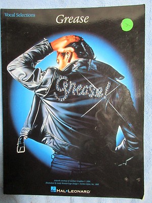 Grease Piano Vocal Selections Music Book 1982 Guitar Chords | eBay