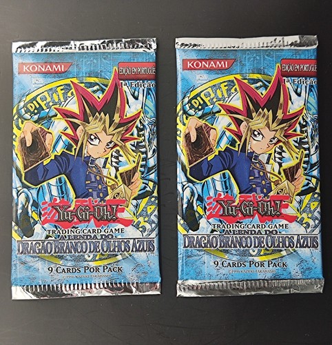 2002 Yugioh LoB 1st Edition Sealed Portuguese Booster Packs Lot of 2 ...