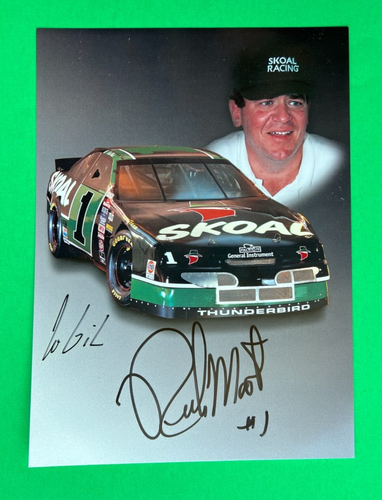 RICK MAST ~ Signed/Autographed Postcard/photo ~ "SKOAL" Racing #1 ...