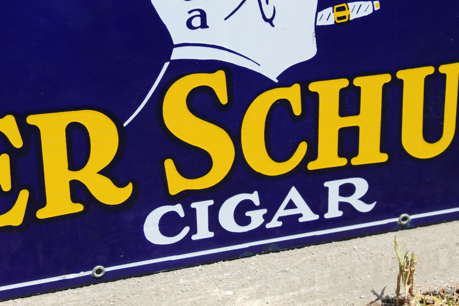 1930's Peter Schuyler Cigar Advertising Sign | eBay