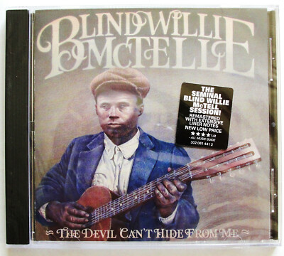 BLIND WILLIE McTELL ~ THE DEVIL CAN'T HIDE FROM ME ~ NEW Remastered CD ...