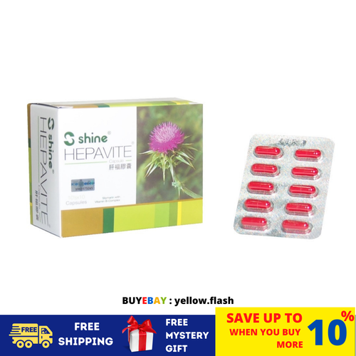 Shine Hepavite Milk Thistle 100 capsules , Liver Tonic & Detox Free ...