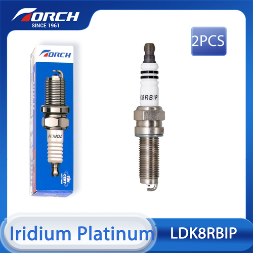 2PCS TORCH Spark Plug LDK8RBIP Iridium Platinum Replacement for NGK ...