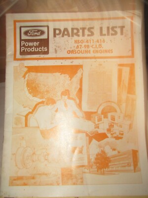 Ford Power Products KSG-411 KSG-416 67-98 CID ENGINES PARTS LIST Manual ...
