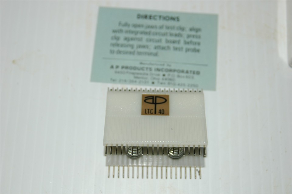 AP PRODUCTS LTC40 LTC-40 INTEGRATED CIRCUIT TEST CLIP 923690-40-1 | eBay