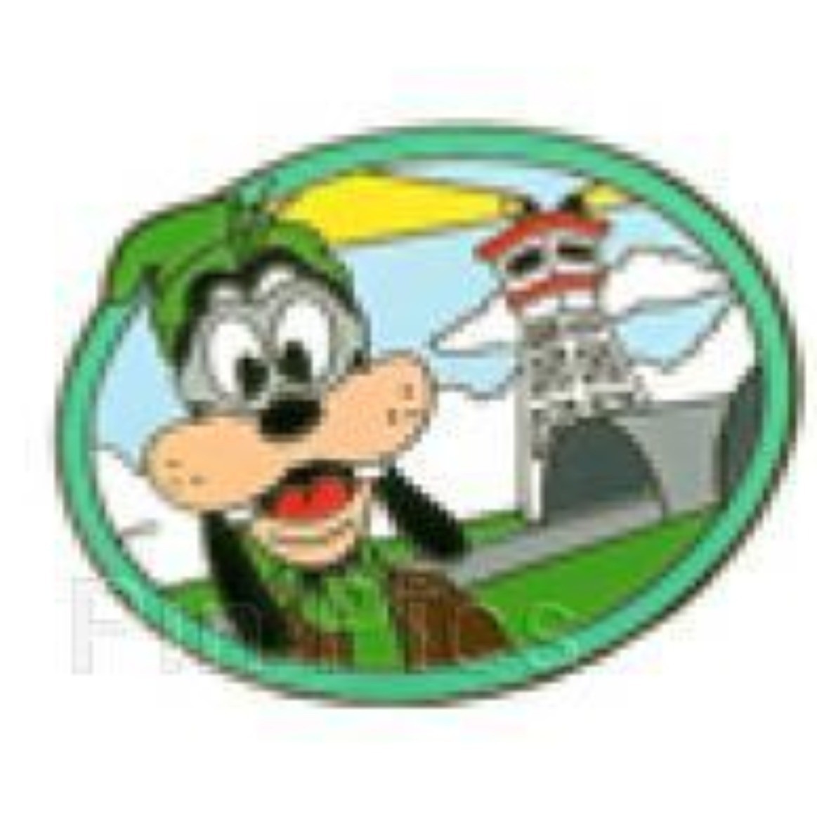 Disney Pin Goofy's Sky School Mystery Goofy Aviator Tower LE 200 83356 ...