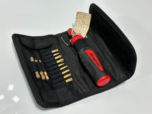 Snap-On Tools USA RED Soft Grip Pop-Up Screwdriver and Diamond Bit Set ...