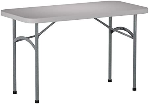 4 ft x 24" Multipurpose Rectangle Folding Table for Indoor or Outdoor ...