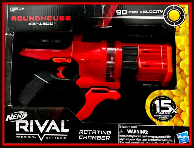 NERF E6638 Rival Roundhouse Xx-1500 Blaster Rotating Chamber for sale ...