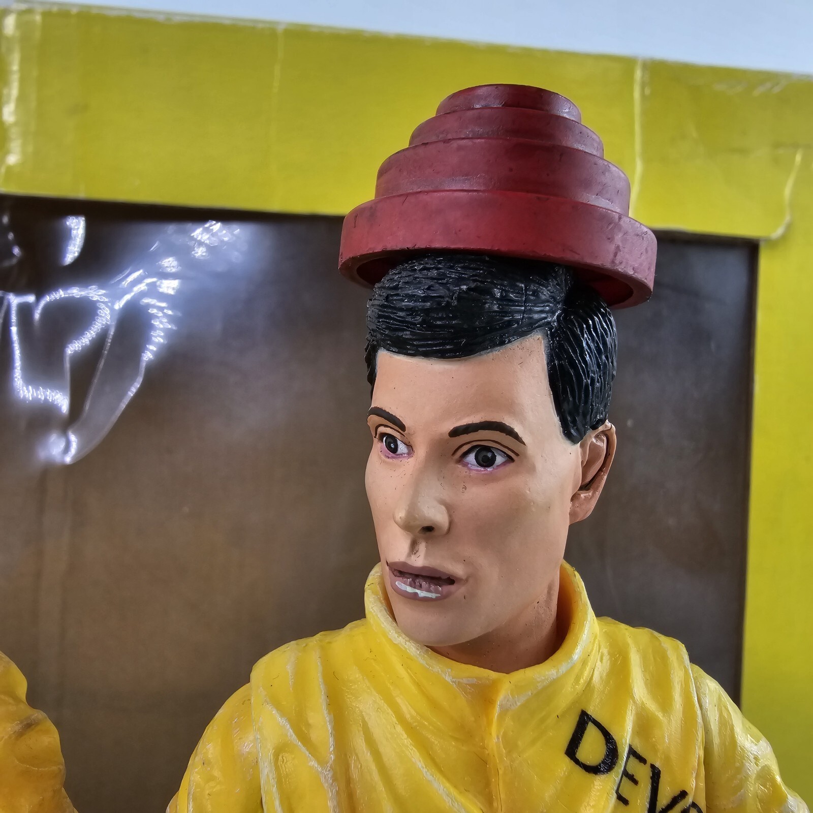 NECA DEVO Whip It Band 5 Figure Box Set Autographed Mini Poster 2005 NO ...