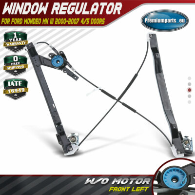 New Window Regulator W/o Motor for Ford Mondeo MK3 00-07 Front Left 4/5 ...