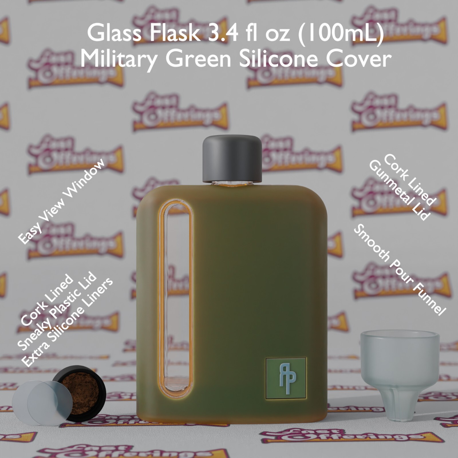 RAGPROPER Glass Flask with a Silicone Cover | eBay