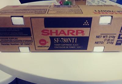 Sharp SF-780NT1 Black Toner Cartridge SF780NT1 Genuine New Sealed Box ...