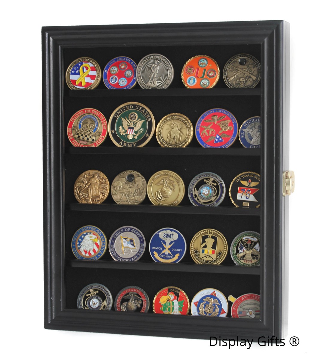 Wooden Coin Display Cases