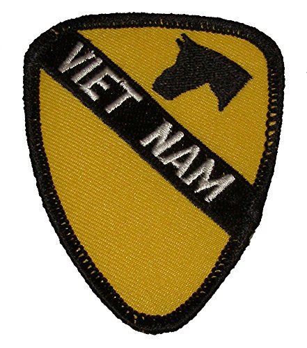 US ARMY FIRST 1ST CAVALRY CAV DIVISION VIETNAM WAR VETERAN PATCH HORSE ...