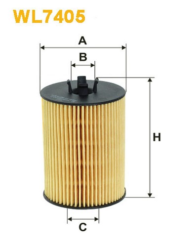 WIX WL7405 Voiture Filtre à Huile Eco Cartouche Remplacement HU6121x ...