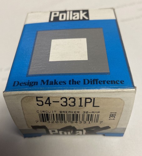 Pollak 54-331PL Circuit Breaker 30 Amp | eBay