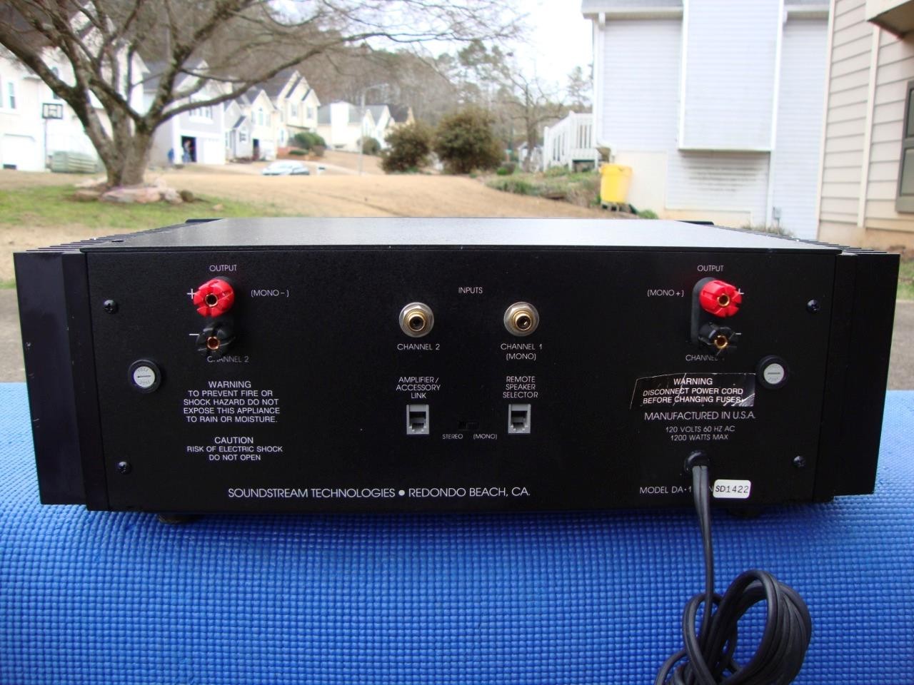 Soundstream DA-1 Dual Monaural Power Amplifier (Designed by Krell ...