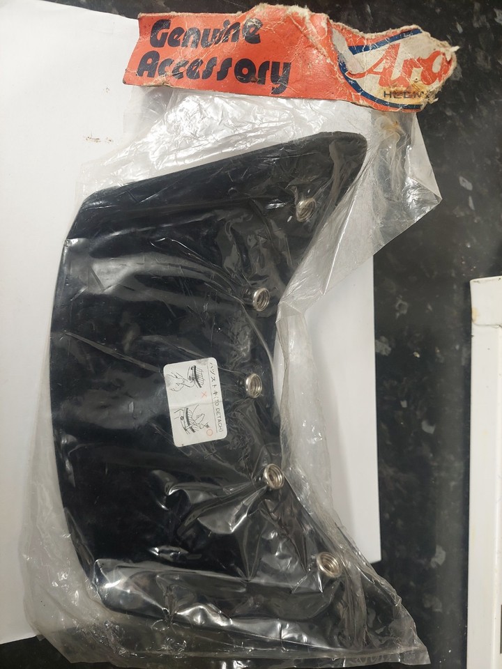 Vintage motocross 5 Snap Arai Helmet Peak | eBay UK