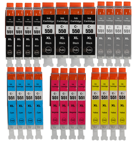 24x drucker Patronen für Canon PIXMA MG6350 MG7150 MG7550 IP8750 inkl ...