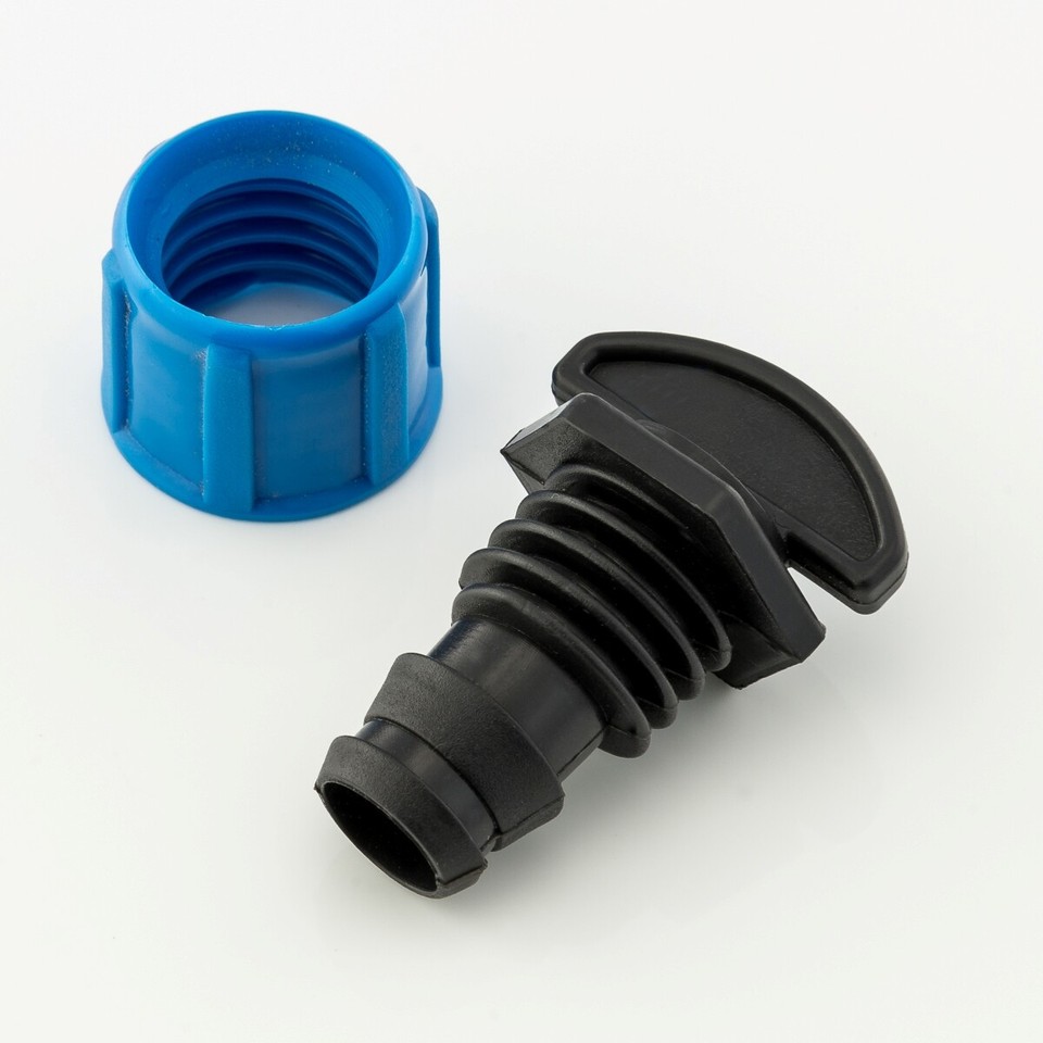 End Cap Stopper Drip Hose PE Pipe Clamp Fitting Screw Cap 17Mm | eBay ...