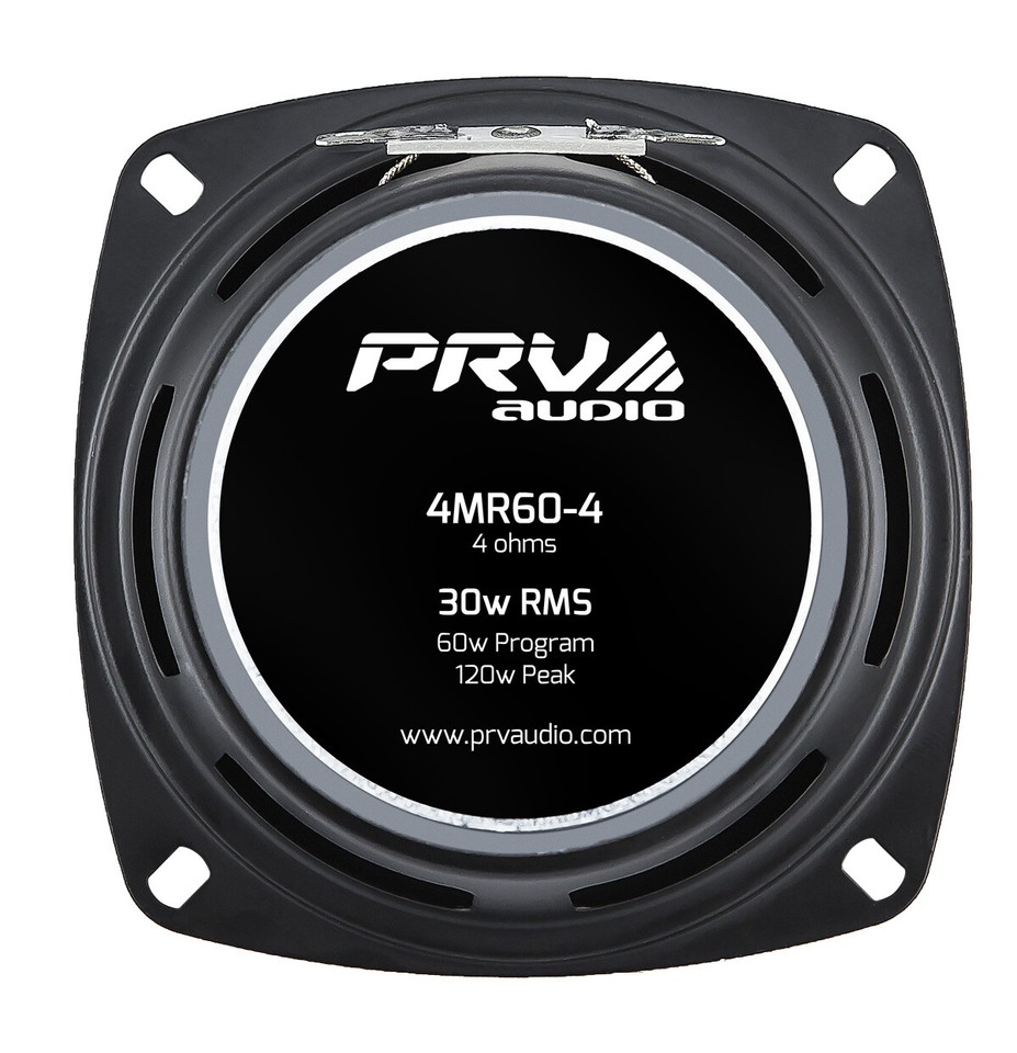 2x PRV Audio 4MR60-4 Midrange Loudspeakers Car Audio Speakers 4" 4 Ohm ...