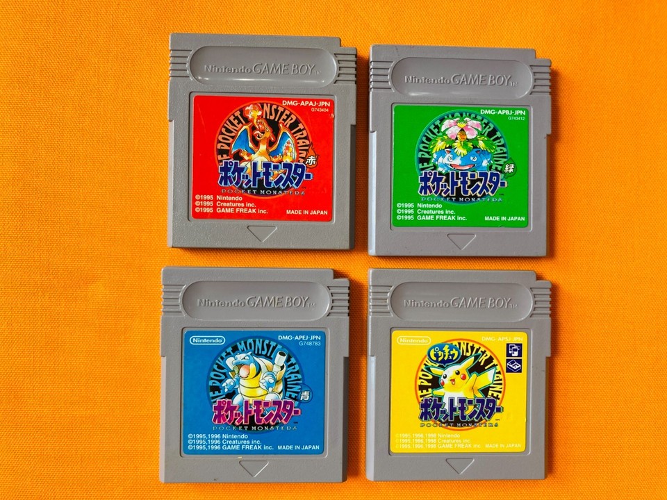 Gameboy pokemon games GB GBC GBA Series Japanese ver.cartridge only | eBay
