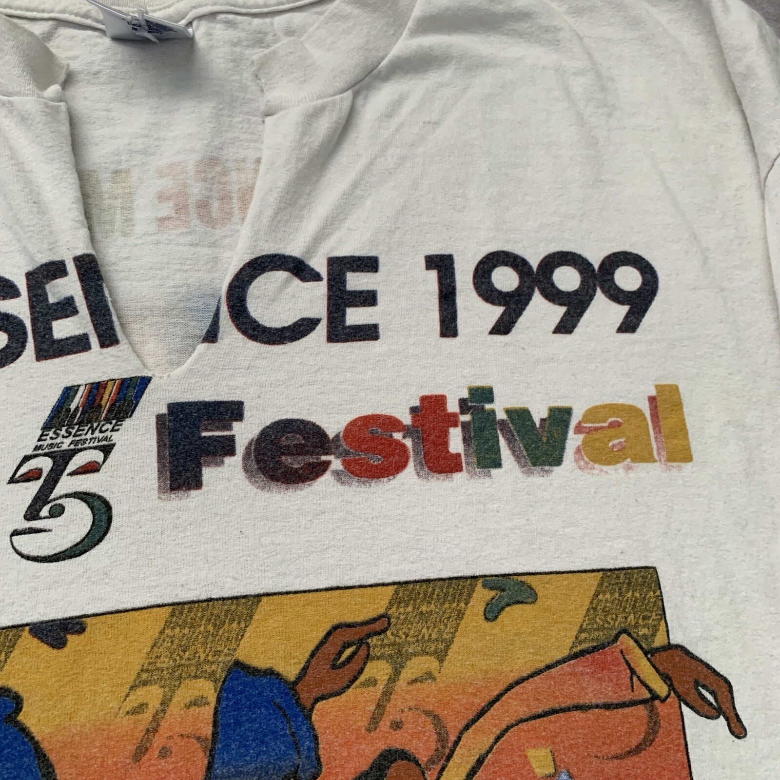 Vintage 1999 Essence Music Festival Shirt Size XL Lau… - Gem