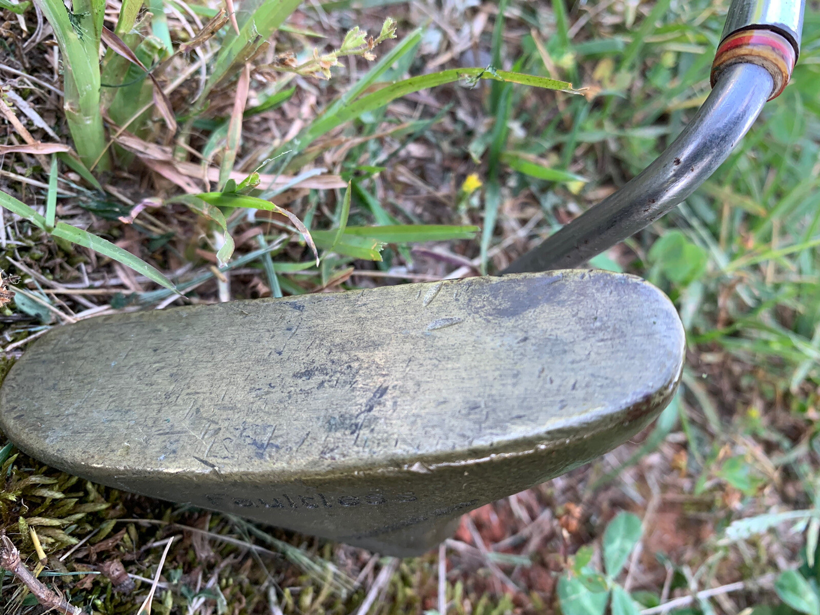 Branding Iron model 4 Faultless Putter Steel Vtg RH Golf Club Hard To ...