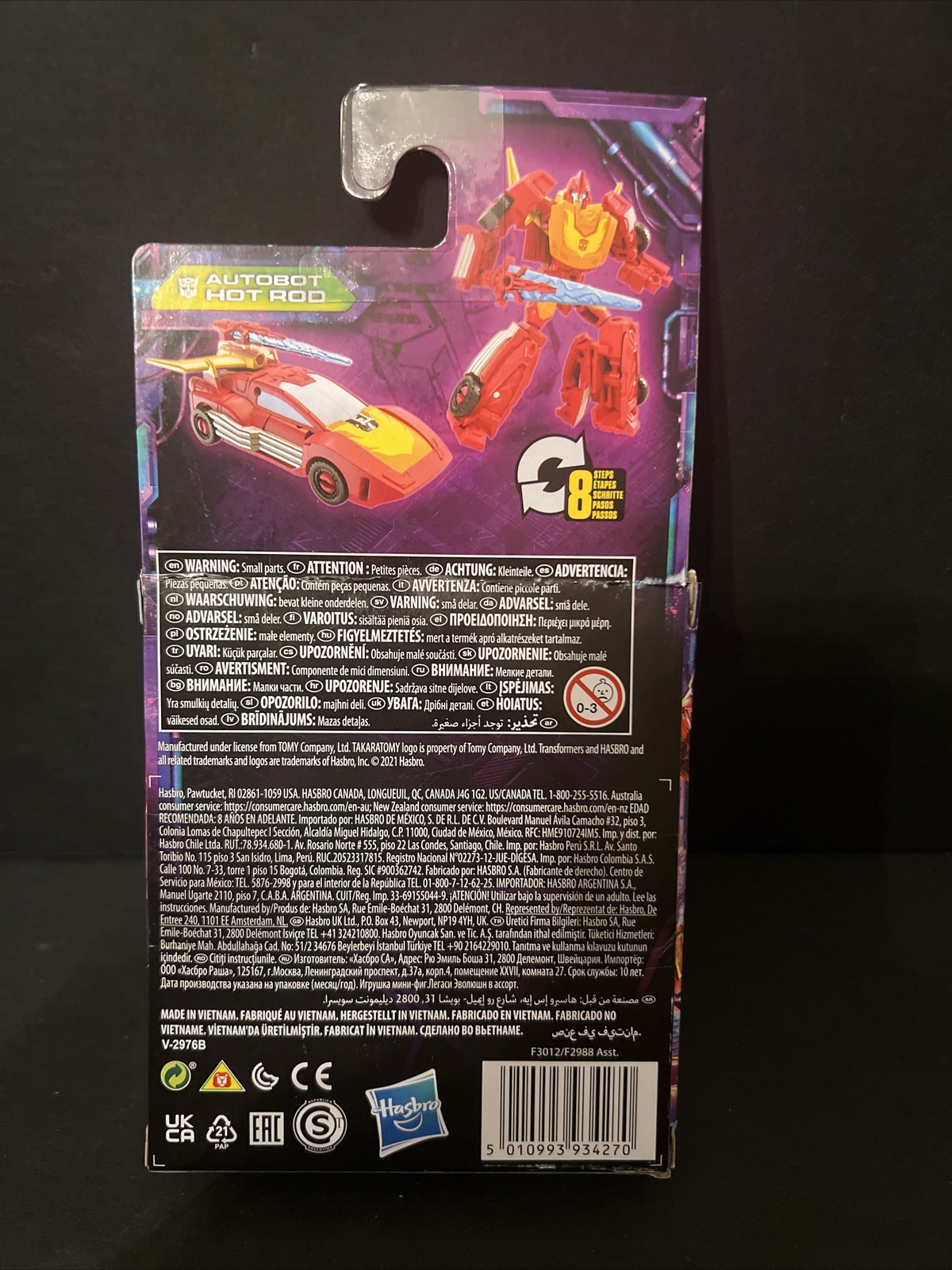 Transformers Legacy Hot Rod Autobot - Legends Core Class Mini Action ...