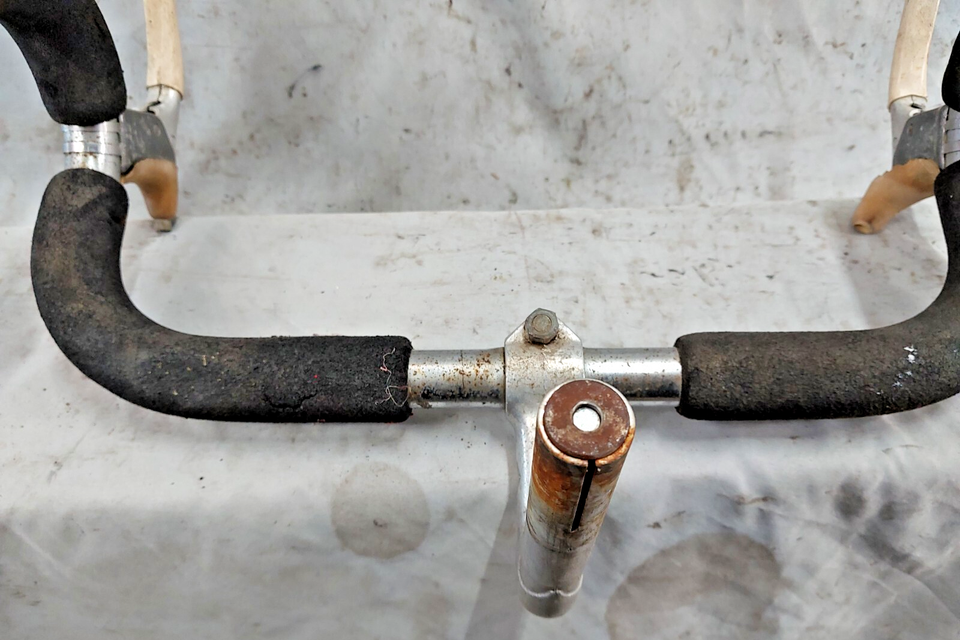 Peugeot Dropbar Handlebar AVA 1" Quill Stem Mafac Brake Levers Shifters ...