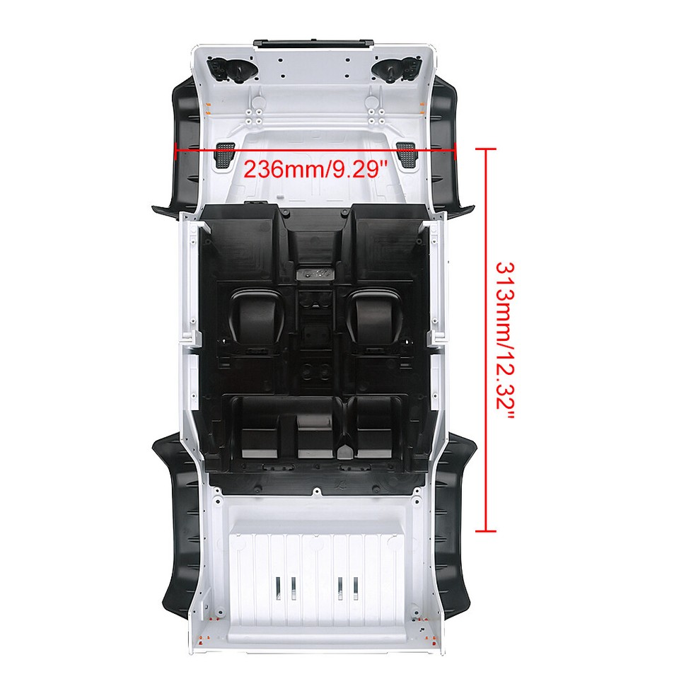 Hard Plastic 313mm Wheelbase Defender Body Shell for 1/10 RC Crawler ...