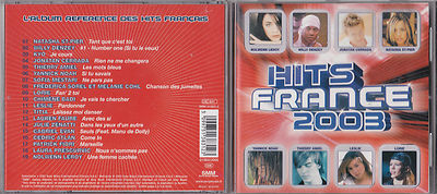 CD HITS FRANCE 2003 19T LEROY/ST PIER/CERRADA/AMIEL/KYO/NOAH/ZENATTI ...