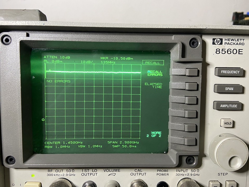 HP 8560E Spectrum Analyzer w/ tracking generator ! Cal’D Opt 002,007 ...