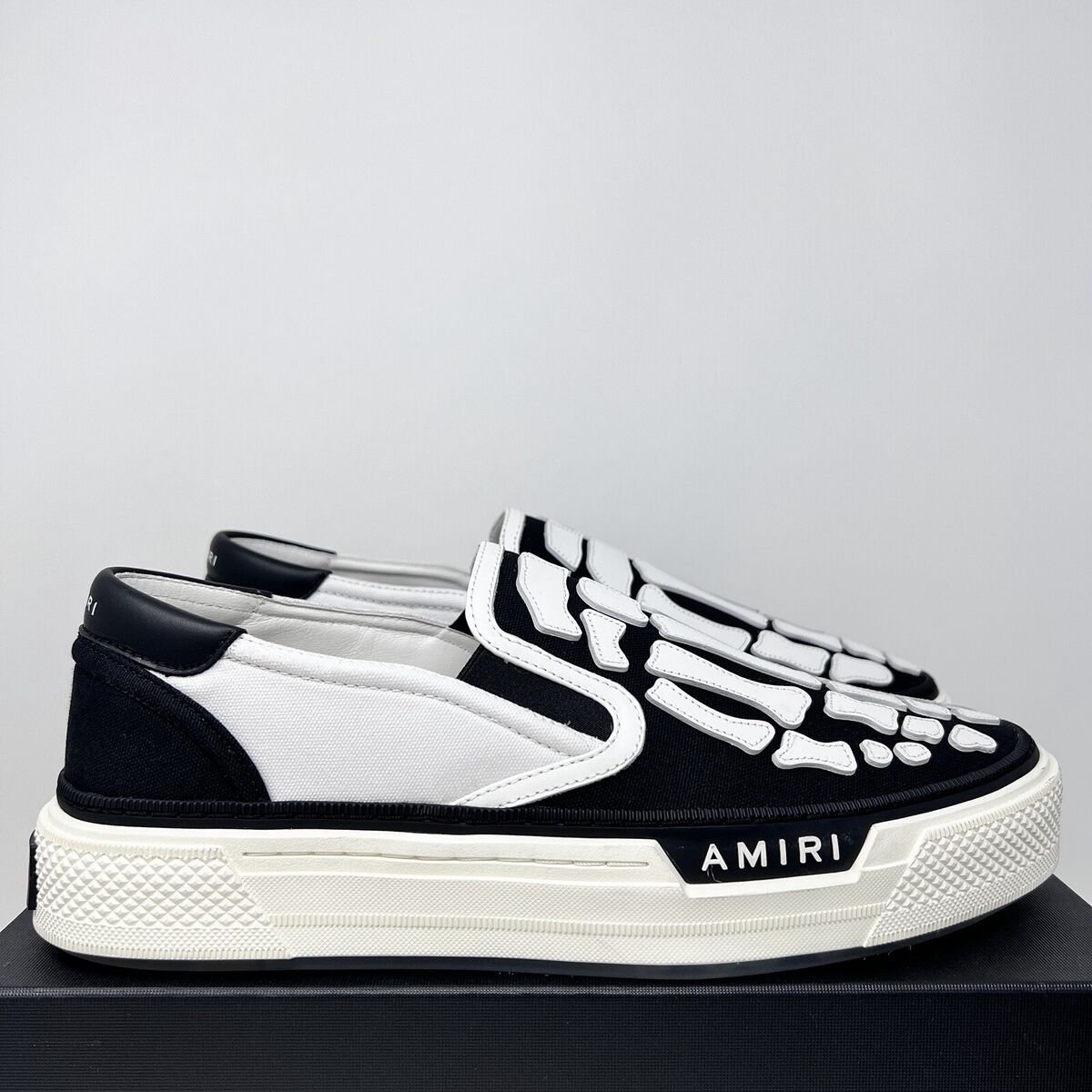 Amiri Skel Top Men's Slip On Sneakers Size 14 US / 47 EU Amiri Skel Top Men's Slip On Sneakers Size 14 US / 47 EU