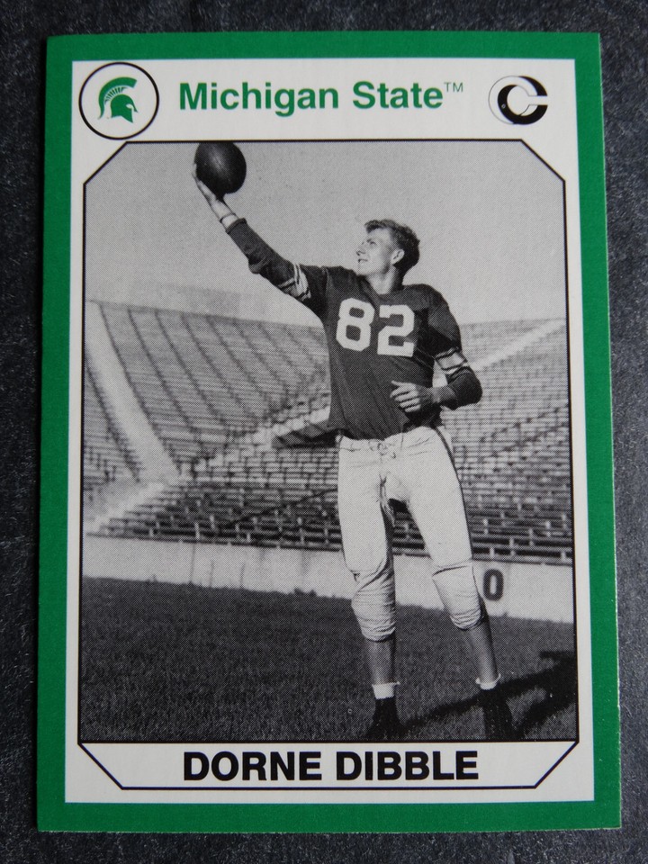 1990 Collegiate Collection Michigan State Football Card Complete Your ...