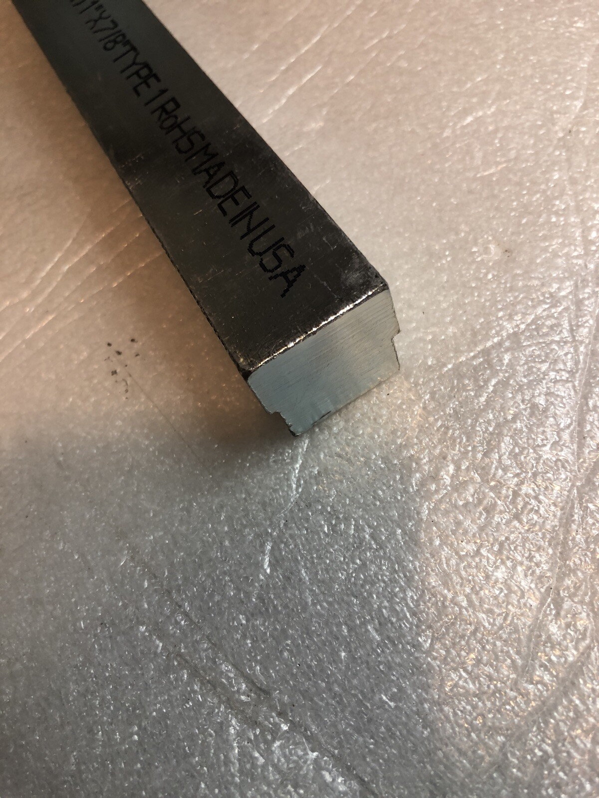 Step Key Stock, SK-27-1, 1” X 7/8 Type 1, 12 In L, Zinc Plated, Made in ...