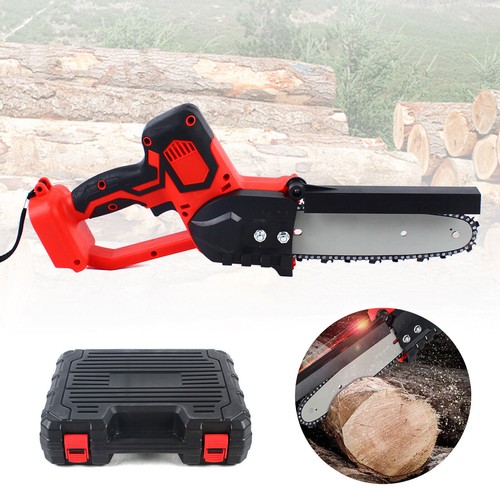 8" Cordless Electric Chainsaw Handheld Mini Small Wood Cutter Tool One ...