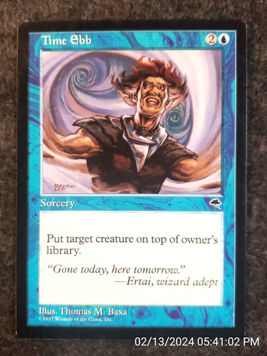 NP - MTG Time Ebb - Tempest NEAR MINT NEVER PLAYED (DS3D1D6) | eBay