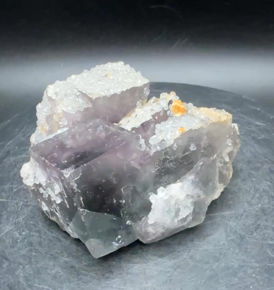 Nigerian Dayglow Cubic Fluorite Quartz Epimorph Barite Specimen | eBay
