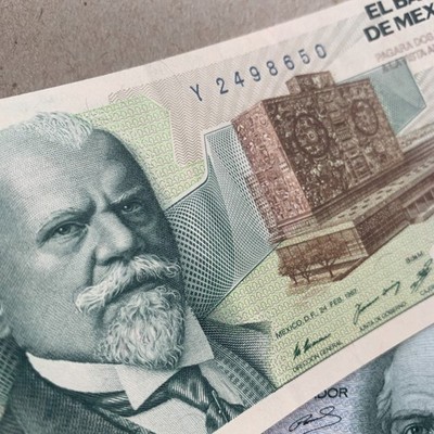 🇲🇽 1987 Mexico Paper Money 2000 Pesos Mexican Currency Banknote ...