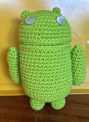 Google Android 6” Robot Green 6” Crocheted Stuffed Toy New | eBay
