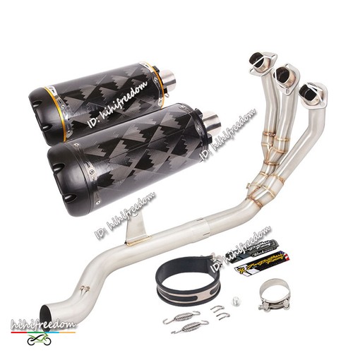 Full System For Triumph Trident 660 Tiger 660 Header Pipe Exhaust ...