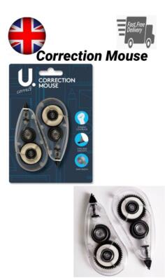 2 x Correction Mouse Pen Tape White Tippex Tipex Back To School Office ...