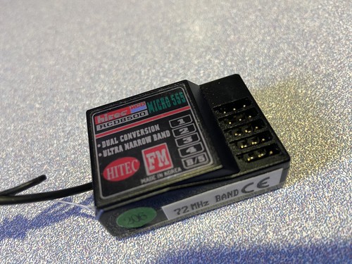 HiTEC Micro 555 Air Heli Dual Receiver RX 72mhz 5 Channel FM #13 ...