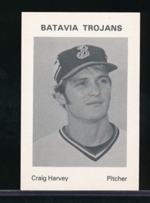 1976 Batavia Trojans Team Issue Craig Harvey high grade NMMT or better ...