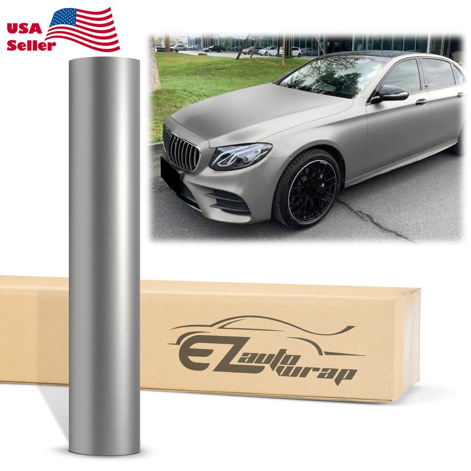 Premium Satin Chrome Matte Metallic Vinyl Wrap Sticker Sheet Film ...