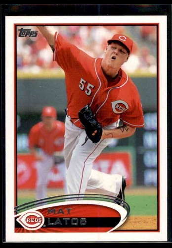 2012 Topps Update Mat Latos #US105 Cincinnati Reds | eBay
