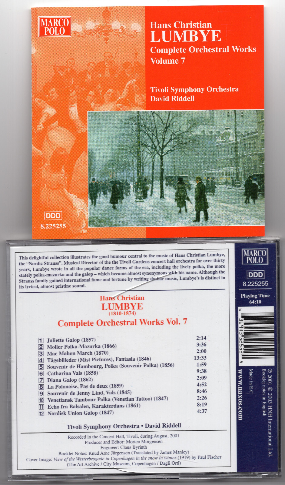 Hans Christian Lumbye - Complete Orchestral Works Vol. 7, Riddell ...