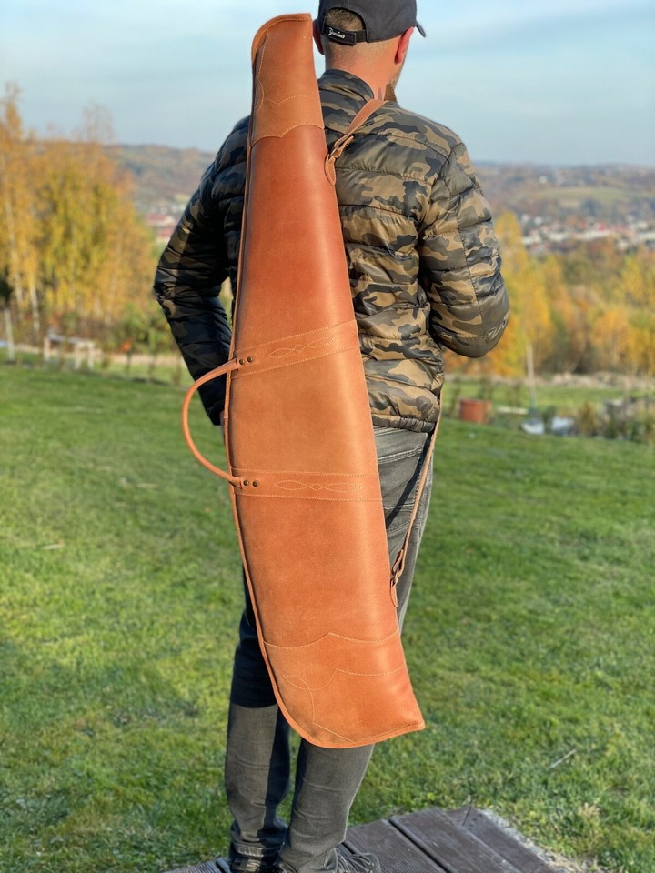 HUNTING LEATHER RIFLE CASE BRAND NEW | eBay